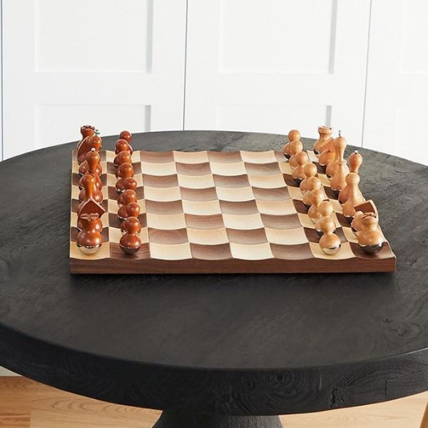 Wobble Wooden Chess Board Set【2025 WOOD LUXURY】》 – Chess4pro